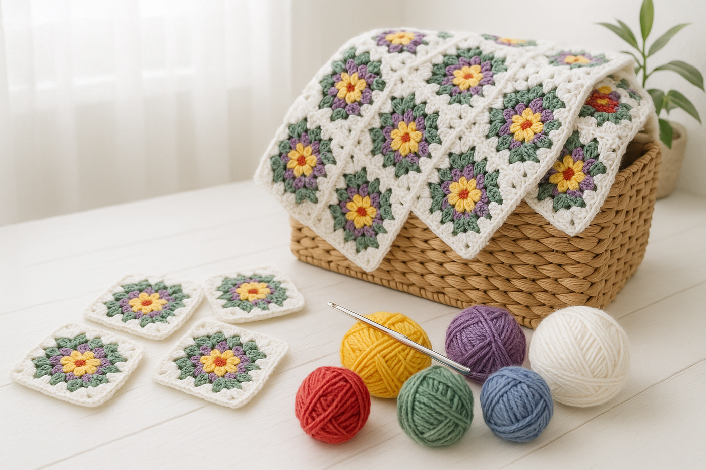 Top 20 Free and Easy Crochet Granny Square Projects 2025