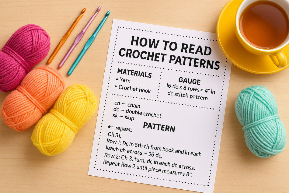 How to Read Crochet Patterns: A Step-by-Step Guide for Beginners