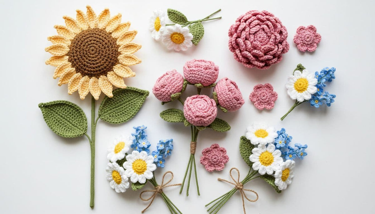 Crochet Flower Patterns 2026: Easy Bouquets & More