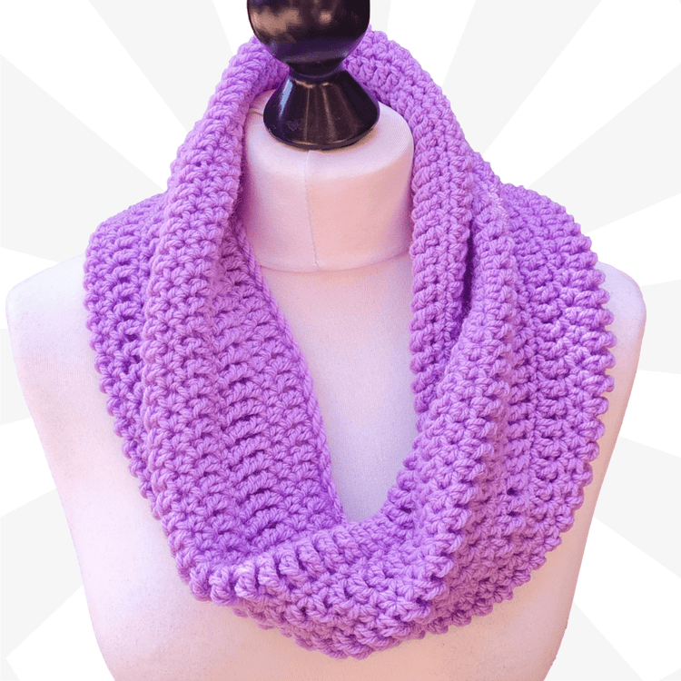 Easy Crochet Cowl for Beginners | Step-by-Step Stitch Sampler Tutorial