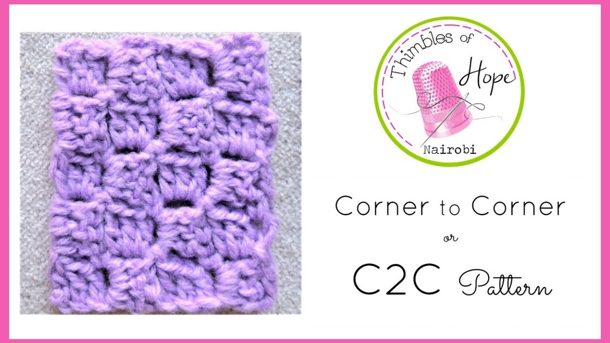 Easy Crochet C2C Square for Beginners – Step-by-Step Guide!