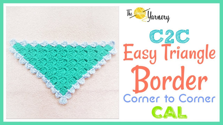 Crochet Border Tutorial for C2C Shawls: Step-by-Step Guide!