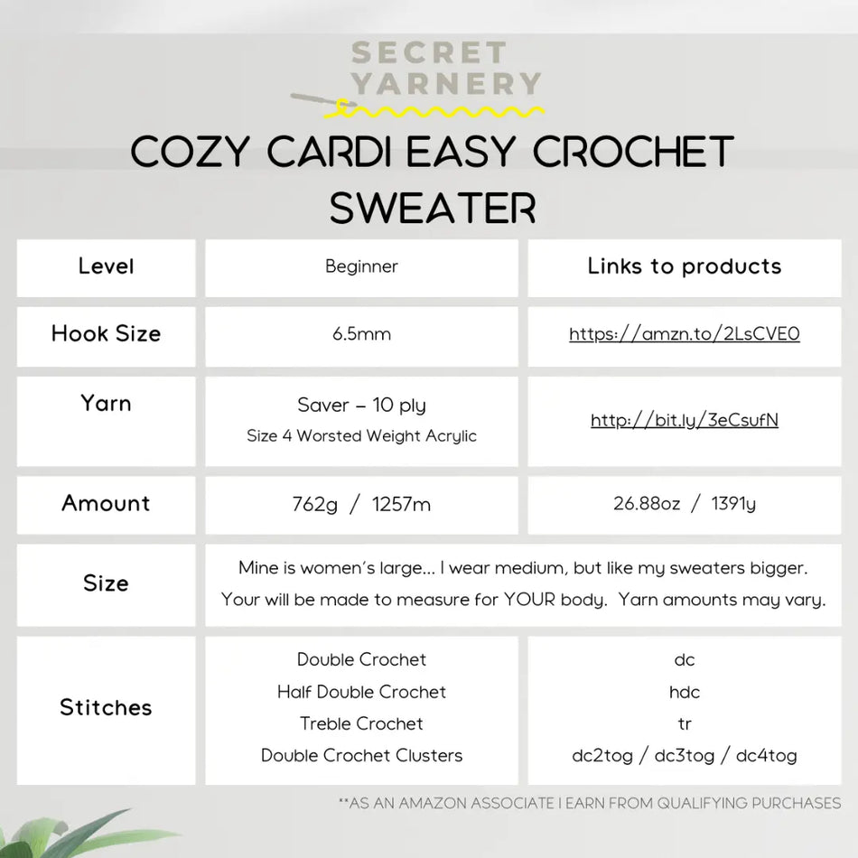 Easy Crochet Patterns: Sweaters & Shawls for Beginners