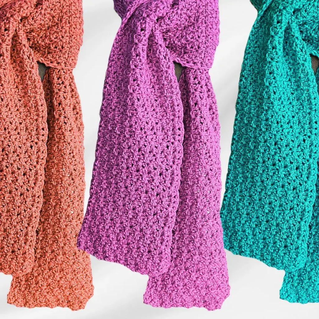 Speedy Granny Ruth Simple Crochet Scarf – Quick, Cozy, and No Holes ...