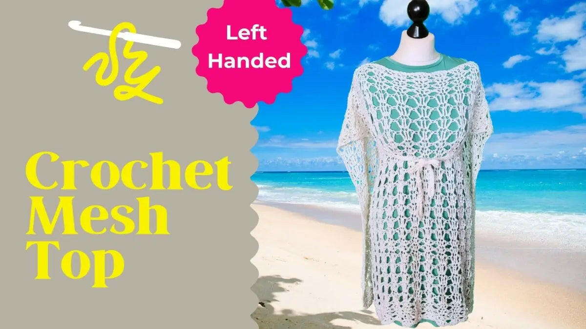 Beached Granny Crochet Mesh Top - Secret Yarnery