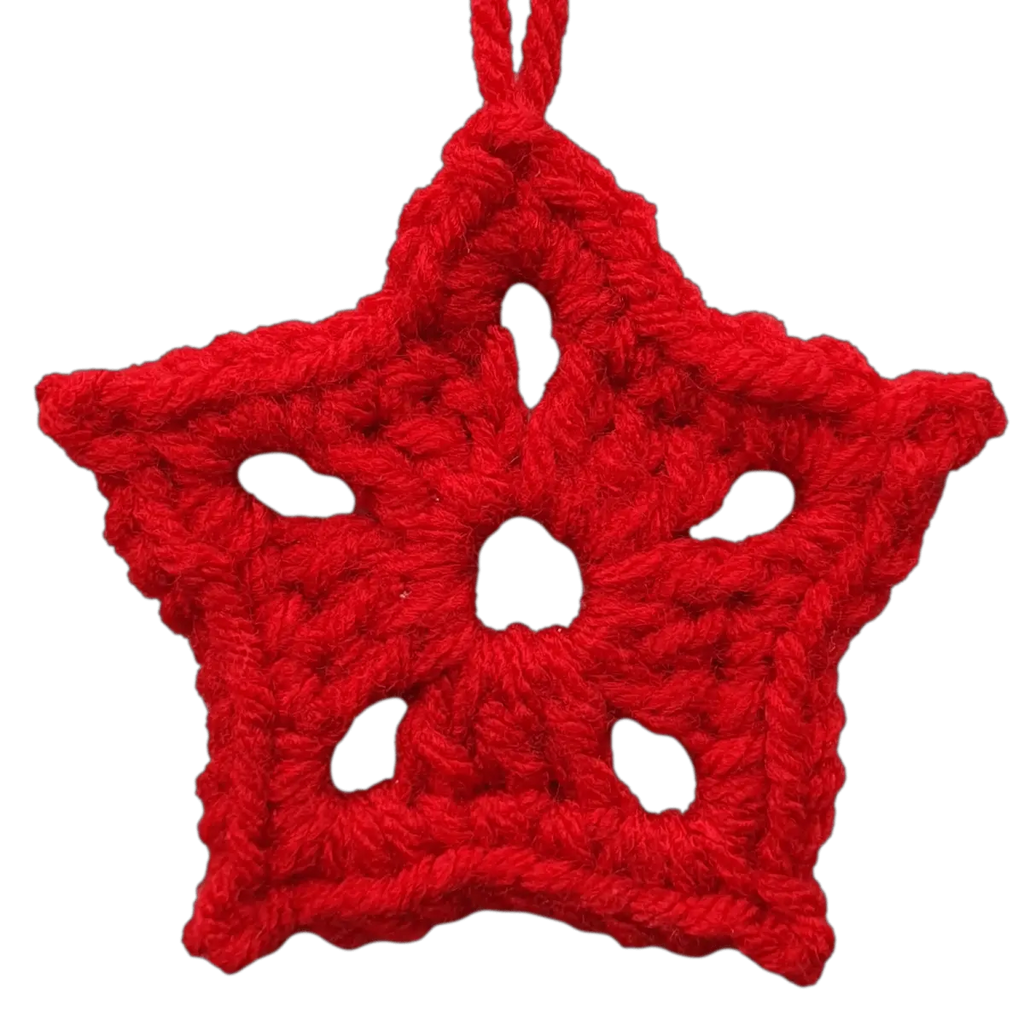Easiest Crochet Star Christmas Ornament – Quick Pattern for Beginners
