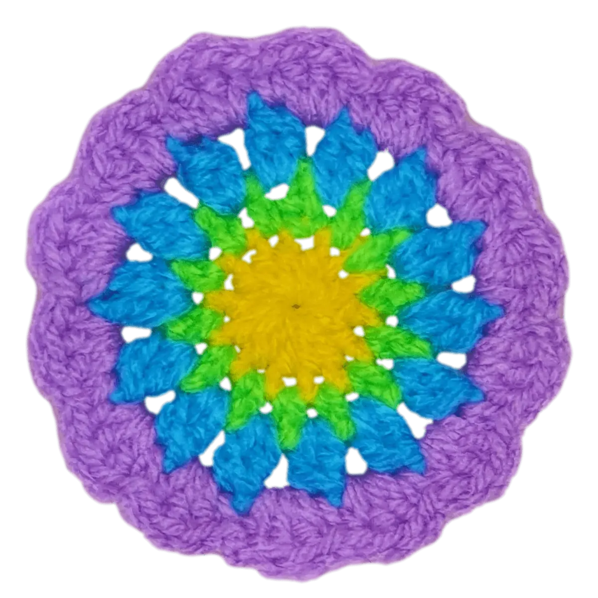 Easy Flower Crochet Coasters - 2 Sizes - Secret Yarnery