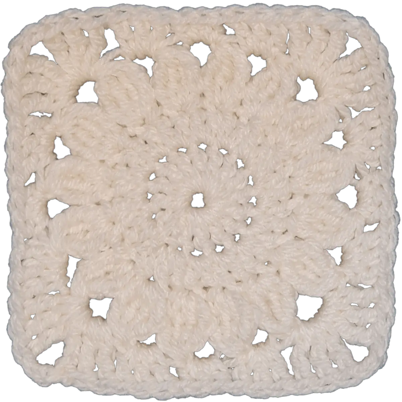 EASY One Color Sunflower Granny Square - Secret Yarnery